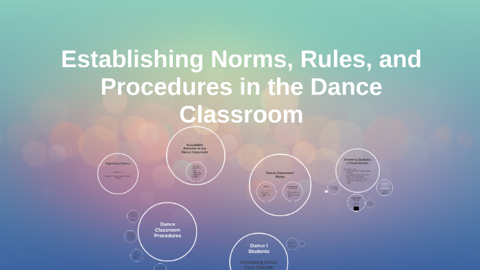 Establishing Norms, Rules, and Procedures in the Dance Class by Kylie ...