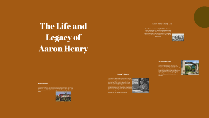 Aaron Henry by Braylon Reed on Prezi