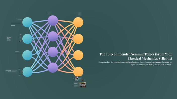 Top 5 Recommended Seminar Topics (From Your Classical Mechanics ...
