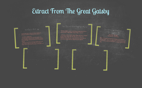 Extract From The Great Gatsby by Sophie Large on Prezi