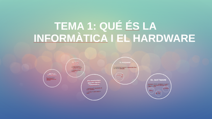 TEMA 1: QUÉ ÉS LA INFORMÀTICA by carla campos on Prezi