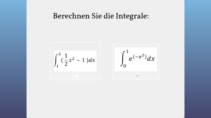 Die numerische Integration by Marcel Freiberg on Prezi