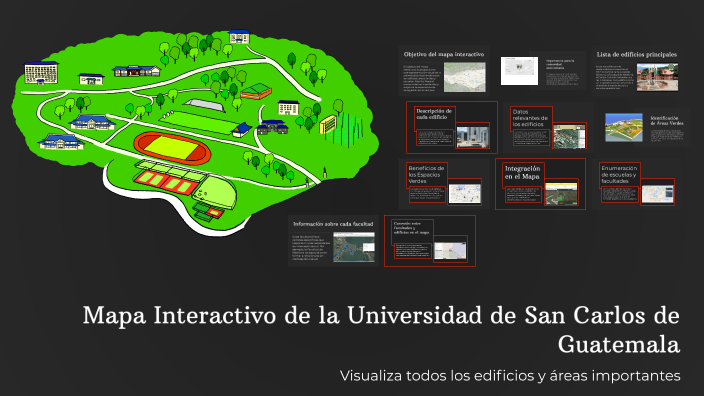 Quiero un mapa interactivo de la Universidad de San Carlos de Guatemala ...