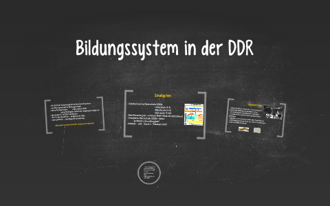 Bildungssystem in der DDR by Anna Müller on Prezi