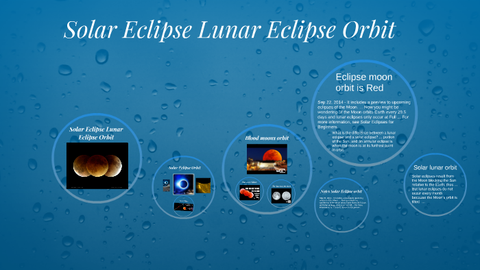 Solar Eclipse Lunar Eclipse Orbit by walter beasley on Prezi