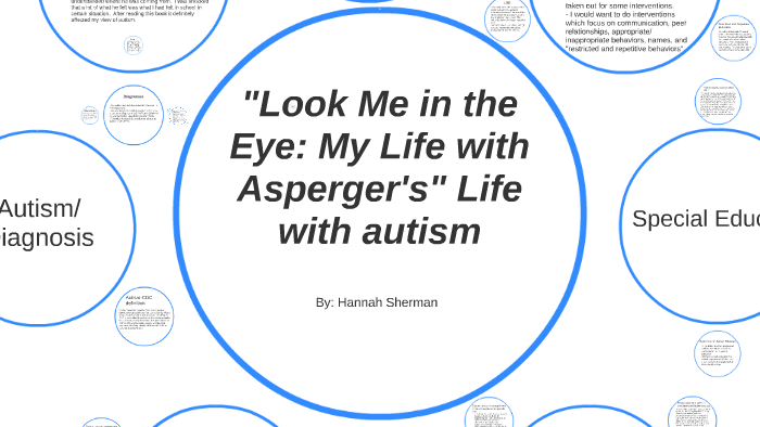 Look Me in the Eye: My Life with Asperger's by Hannah Sherman on Prezi