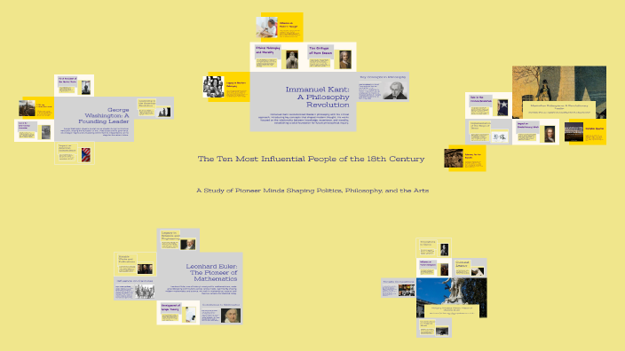 The Ten Most Influential People of the 18th Century by Georgette Kerr ...