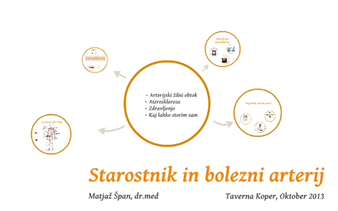Starostnik in bolezni arterij by on Prezi