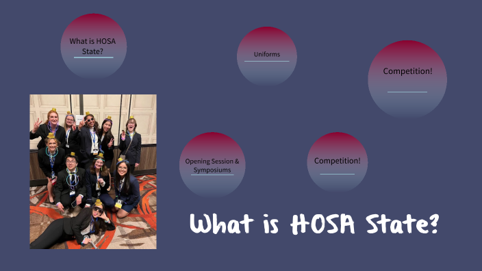 What is HOSA State? by Taya Perkins on Prezi