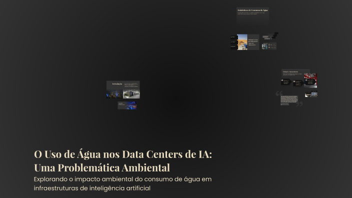 O Uso de Água nos Data Centers de IA: Uma Problemática Ambiental by ...