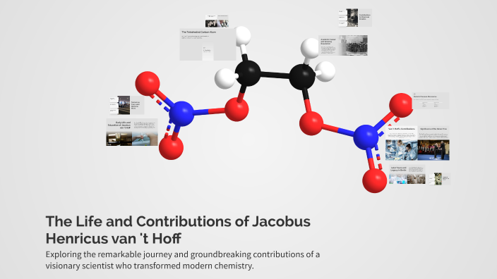 The Life and Contributions of Jacobus Henricus van 't Hoff by Валерия ...