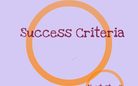 Co-Creating Success Criteria by Karen Wilson on Prezi