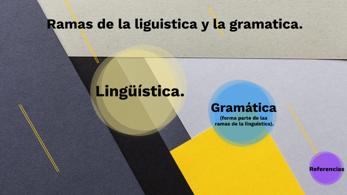 Ramas de la lingüística y la gramática by luis garcia on Prezi