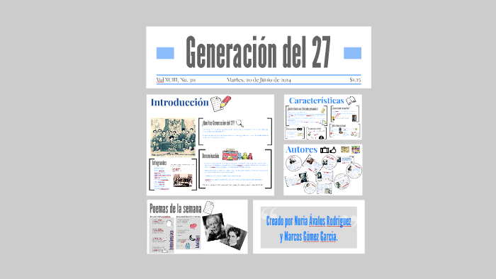 La Generación del 27 by Nuria ar on Prezi
