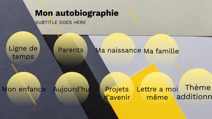 Mon autobiographie by Alexandre Gionet on Prezi