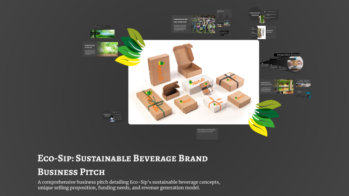 Eco-Sip: Sustainable Beverage Brand Business Pitch by vaishali s on Prezi