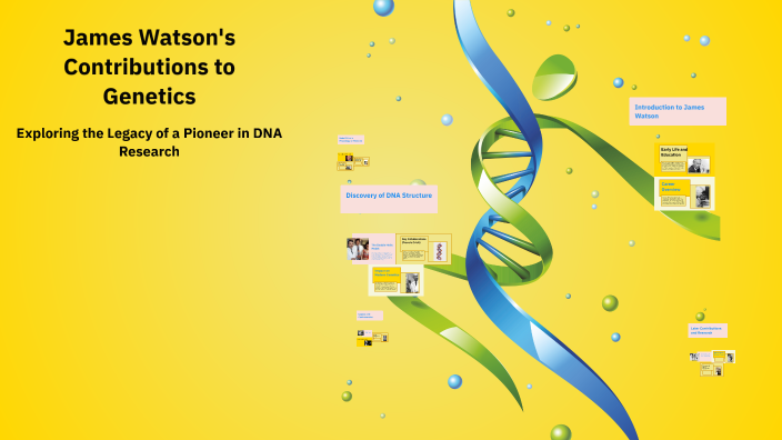 James Watson's Contributions to Genetics by Bilal Ahmed on Prezi