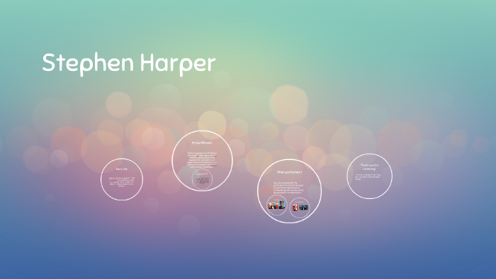 Steven Harper by Todd Johnson on Prezi