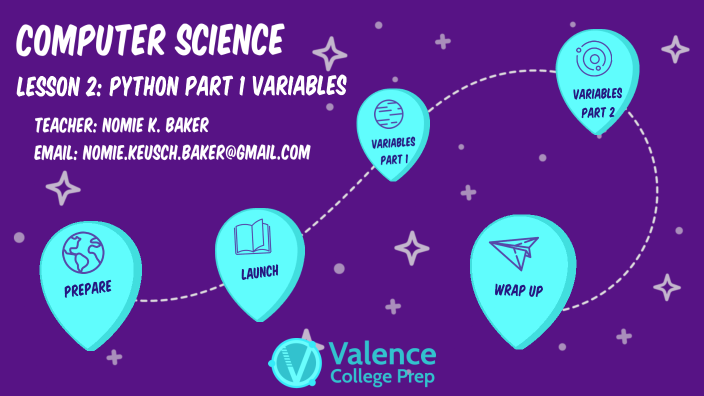 VCP Sample Lesson Python Variables by CQA SAYA on Prezi