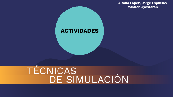 TECNICAS DE SIMULACIÓN by aitana lopez on Prezi