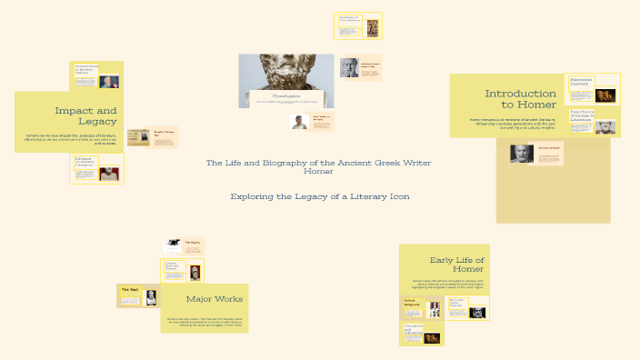 The Life and Biography of the Ancient Greek Writer Homer by DARIY ...