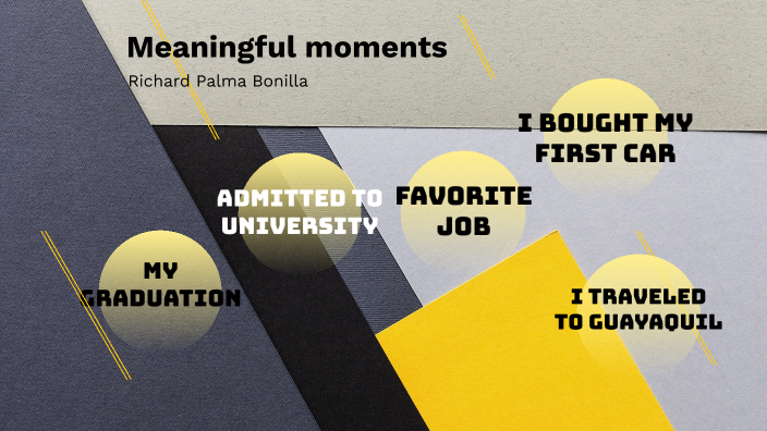 The 5 most important situations in my life by Richard Palma on Prezi
