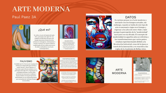 ARTE MODERNA by Paul Paez on Prezi