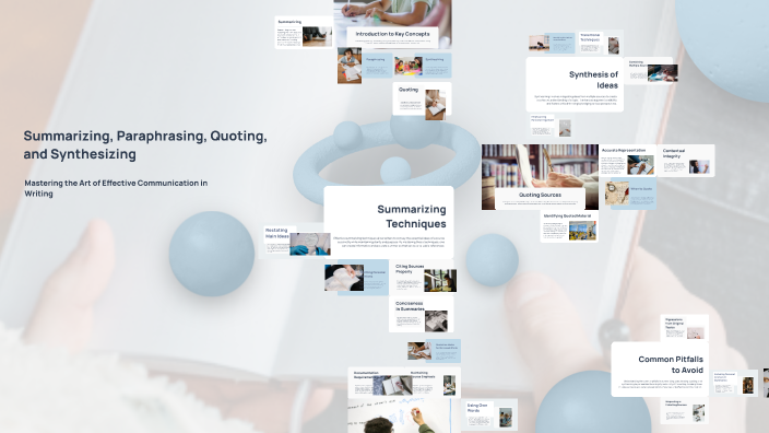 Summarizing, Paraphrasing, Quoting, and Synthesizing by Adeel Khalid by ... Summarizing, Paraphrasing, Quoting, and Synthesizing by Adeel Khalid by ...