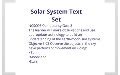 Solar System Text Set by Bransi Thomas on Prezi