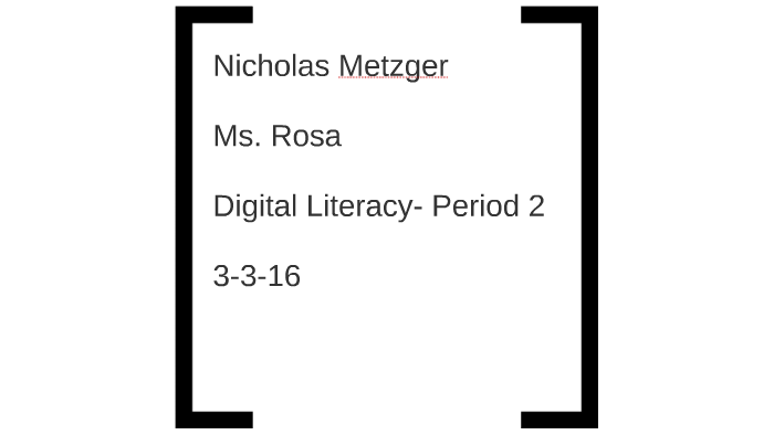 The Story of My Life as an Athlete by Nicholas Metzger