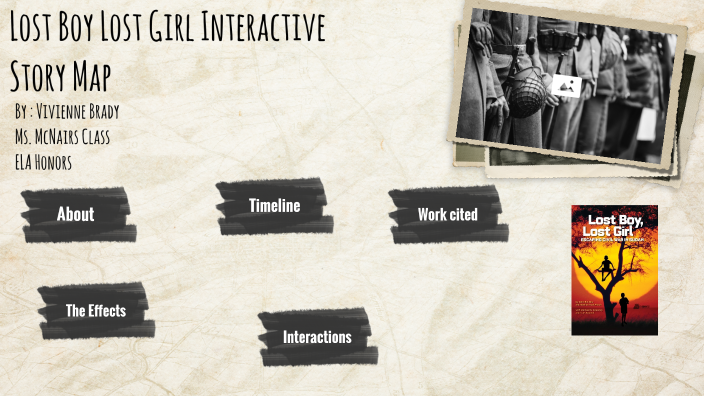 Lost Boy Lost Girl Interactive Map by Vivienne Brady on Prezi