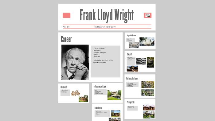 Frank Lloyd Wright by Mirte Roozen on Prezi