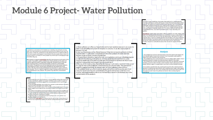 Module 6 Project- Water Pollution by Alyssa Harrelson on Prezi