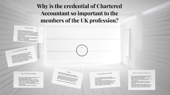 Why is the credential of Chartered Accountant so important t by Robert ...