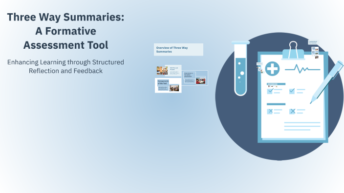 Three Way Summaries: A Formative Assessment Tool by linda chalabi on Prezi