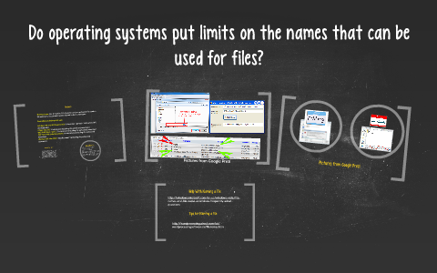 Do operating systems put limits on the names that can be use by Marcos ...