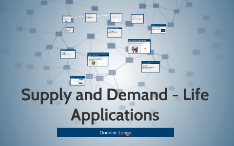 Supply and Demand - Life Applications by Dominic Longo on Prezi