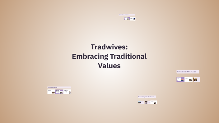 Tradwives: Embracing Traditional Values by eliza on Prezi