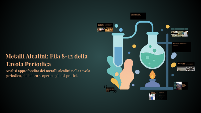 Metalli Alcalini: Fila 8-12 della Tavola Periodica by marco libertini ...