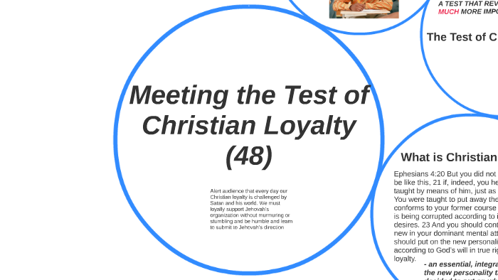 Meeting the Test of Christian Loyalty by Hasel Michaelgrove on Prezi