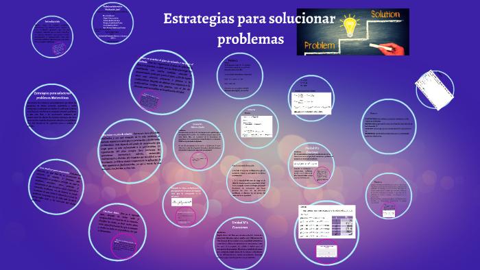 Estrategias para dar solución a problemas matemáticos .. Solución de ...