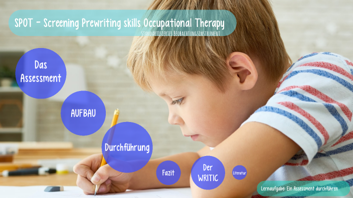 SPOT - Screening Prewriting skills Occupational Therapy by Pia Wissing ...