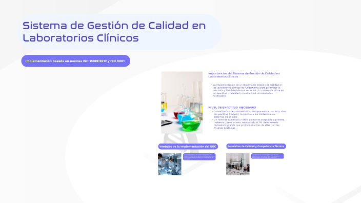 Sistema de Gestión de Calidad en Laboratorios Clínicos by Melanie ...