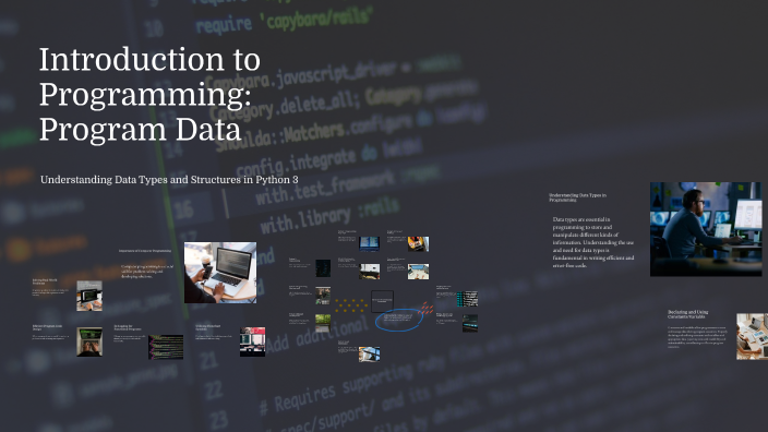 Introduction to Programming: Program Data by Student Office on Prezi