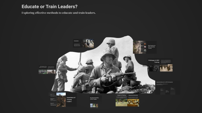 Training and Education for NCO Leaders in the Army by Paul isaac Santos ...