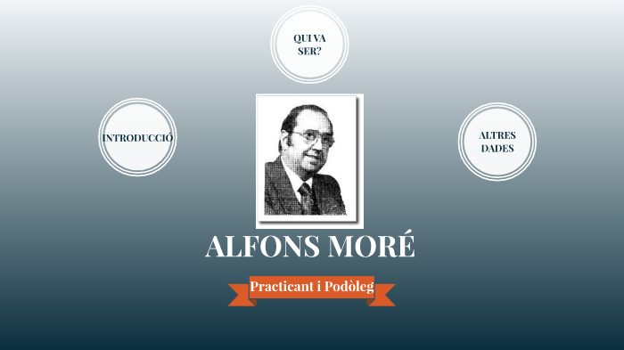 ALFONS MORÉ by Gerard Coll on Prezi