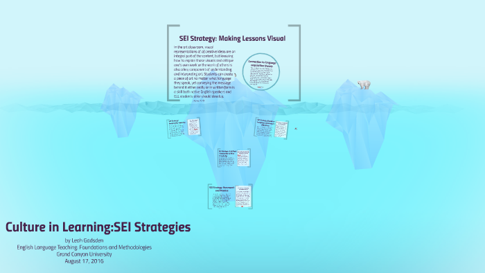 Culture in Learning: SEI Strategies by Leah Gadsden-Follett on Prezi