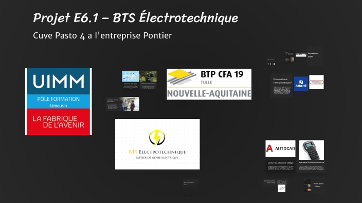 Projet E6.1 – BTS Électrotechnique by Tom Froidefond on Prezi