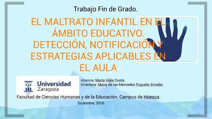 MALTRATO INFATIL. PREVENCIÓN, DETECCIÓN Y NOTIFICACIÓN DESDE by Maria ...