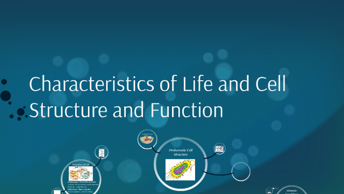 Characteristics of Life and Cell Structure and Function by Hank Wortley ...